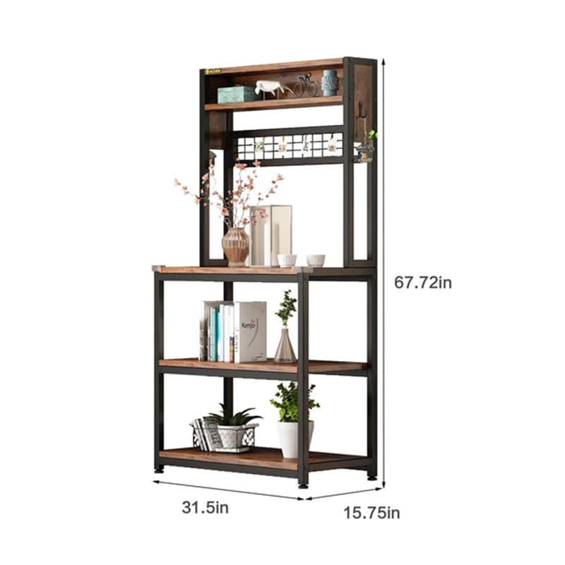 Industrial 5-Tier Kitchen Bakers Rack Bakers Racks for Kitchens with ...