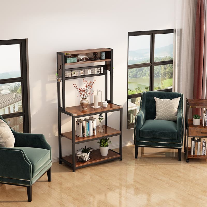 Industrial 5-Tier Kitchen Bakers Rack Bakers Racks for Kitchens with ...